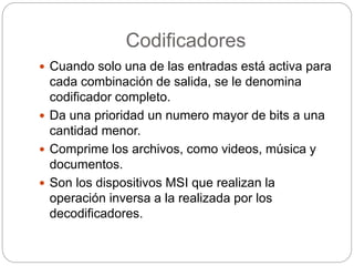 Circuitos combinacionales | PPTX