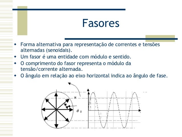 O QUE E UM FASOR? - Química