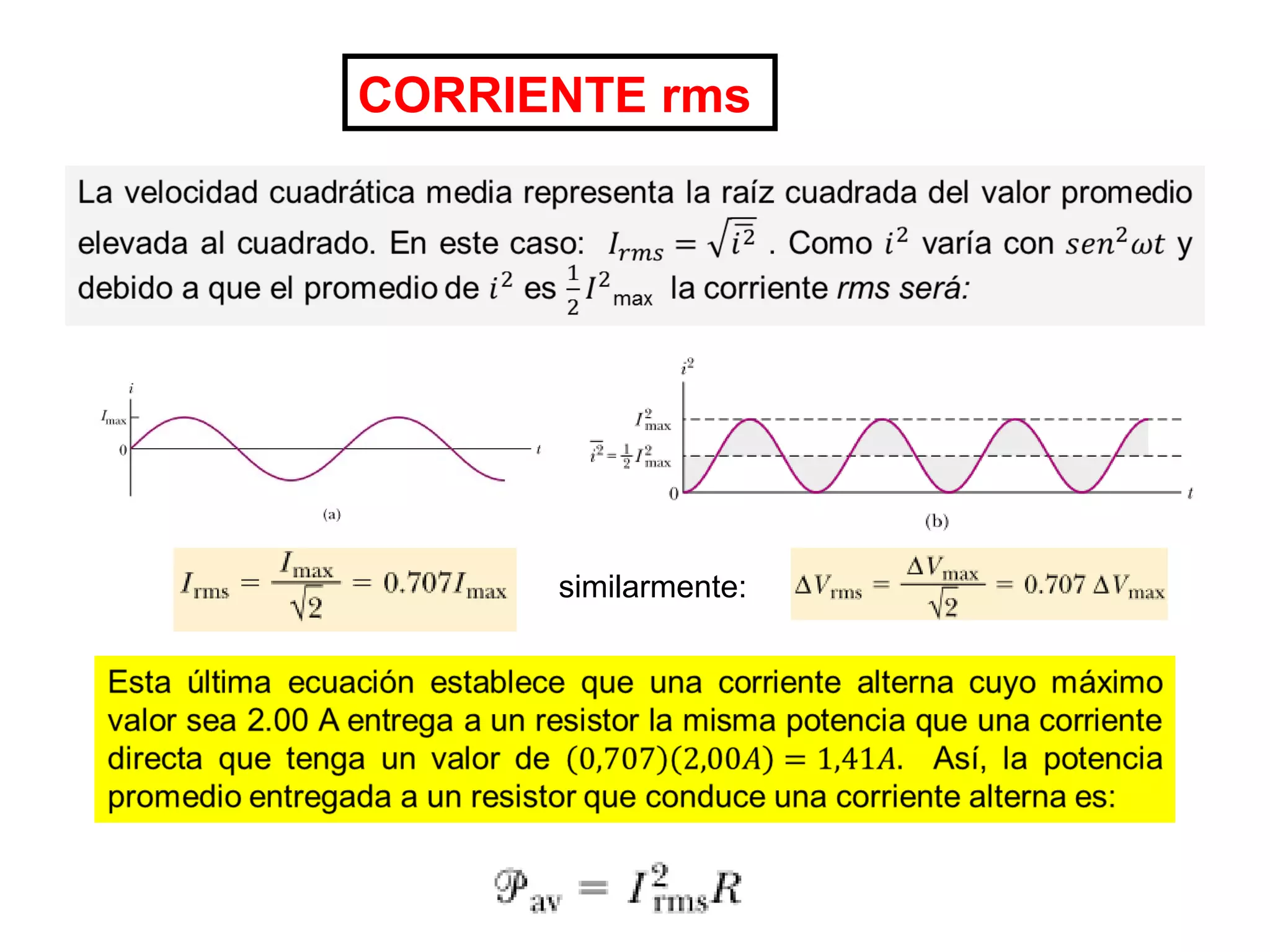 Circuitos de corriente alterna | PPT