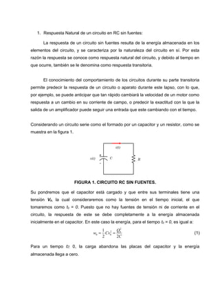 Circuitos de primer orden | PDF