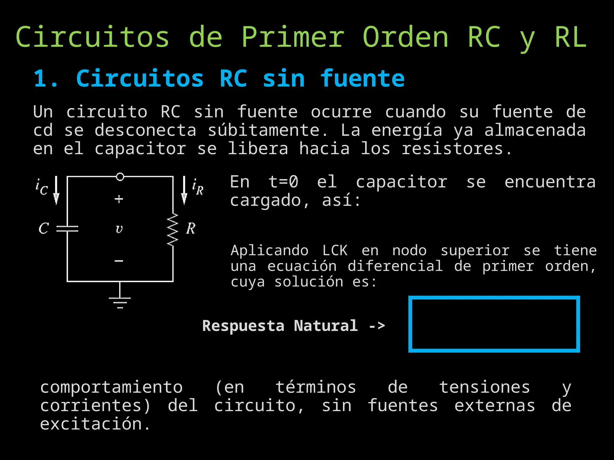Circuitos de Primer y Segundo Orden PARA CIRCUITOS RCL | PPTX