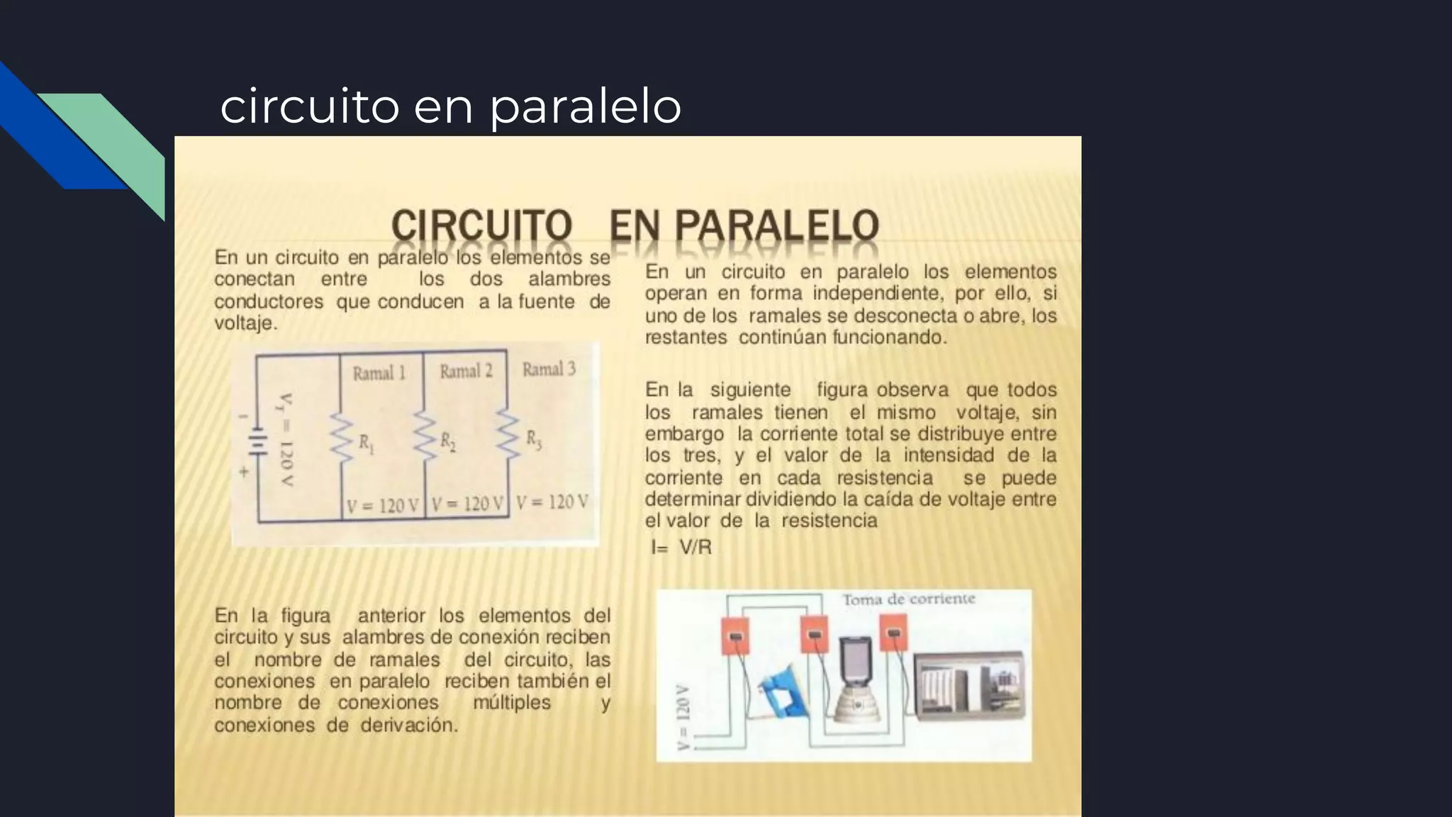 Circuitos en serie y paralelo y fuentes de tension | PPT