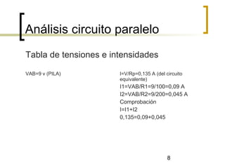 Circuito serie, paralelo y mixto | PPT