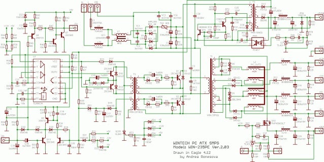 Circuitos fuentes at y atx