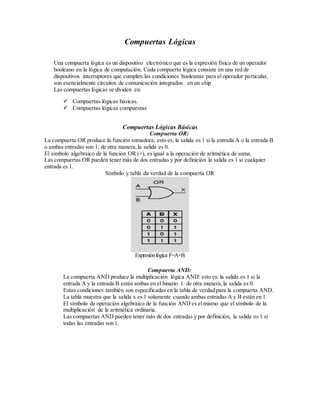 Circuitos logicos | DOCX