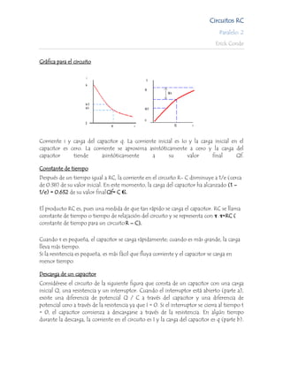 Circuitos rc | DOCX