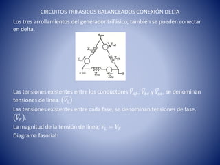 CIRCUITOS TRIFASICOS. en corriente continua y alternapptx | PPTX