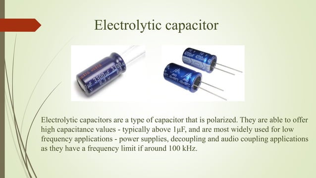 Basic structure of capacitor | PPTX | Chemistry | Science