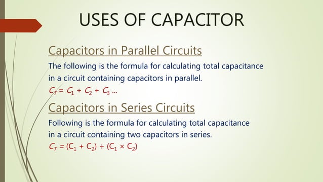 Basic structure of capacitor | PPTX | Chemistry | Science