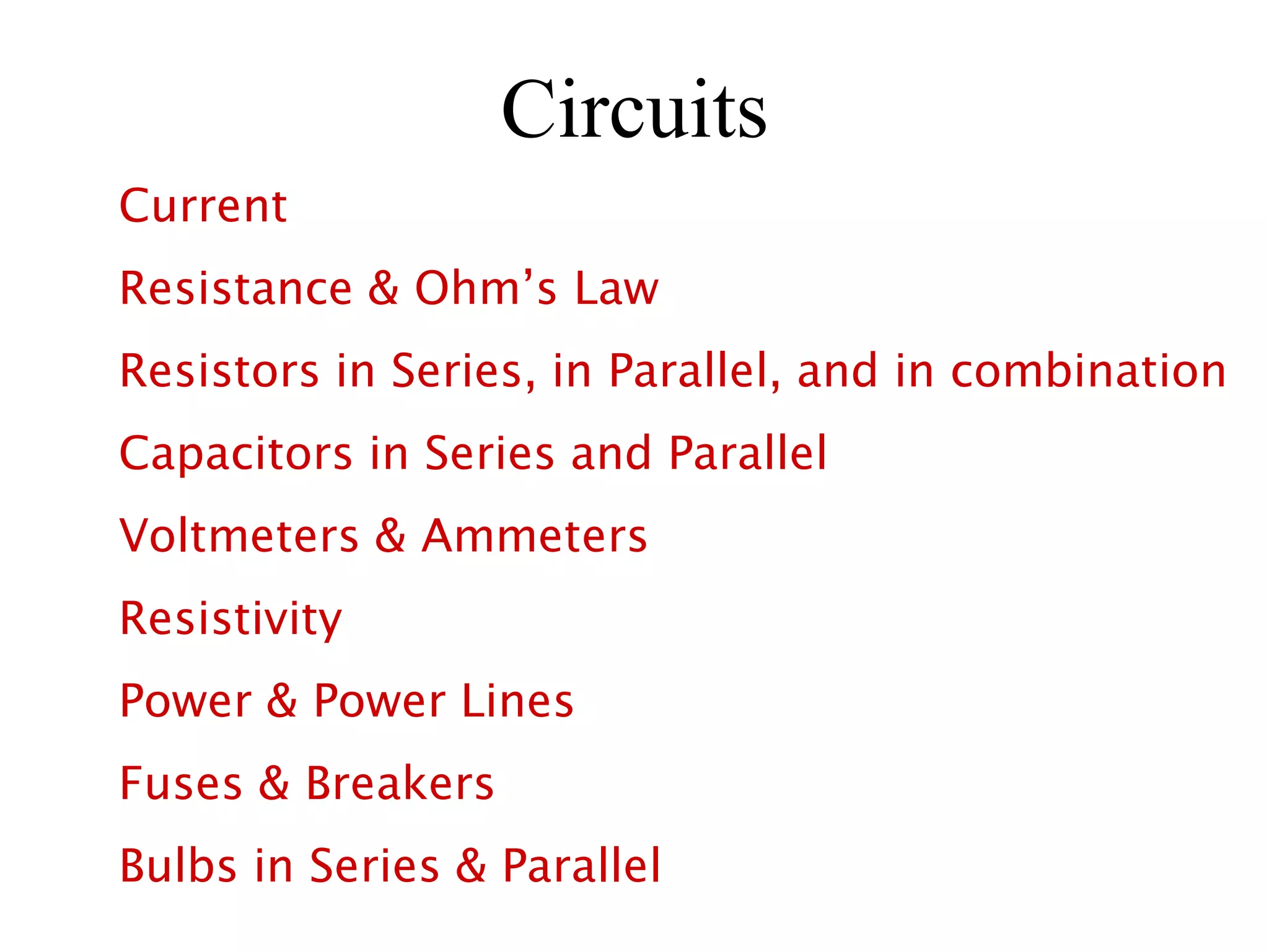Circuits | PPT