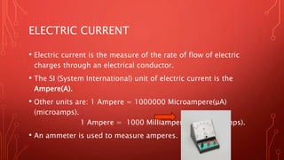 Presentation on Electric Circuits | PPTX