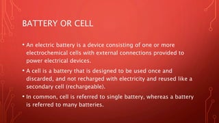 Presentation on Electric Circuits | PPTX