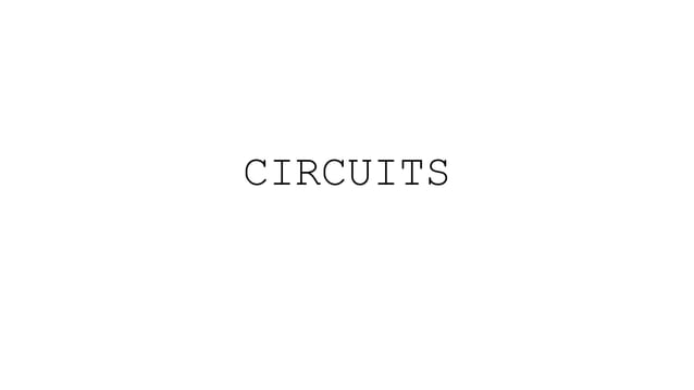 electrical circuits for igcse physics students | PPTX
