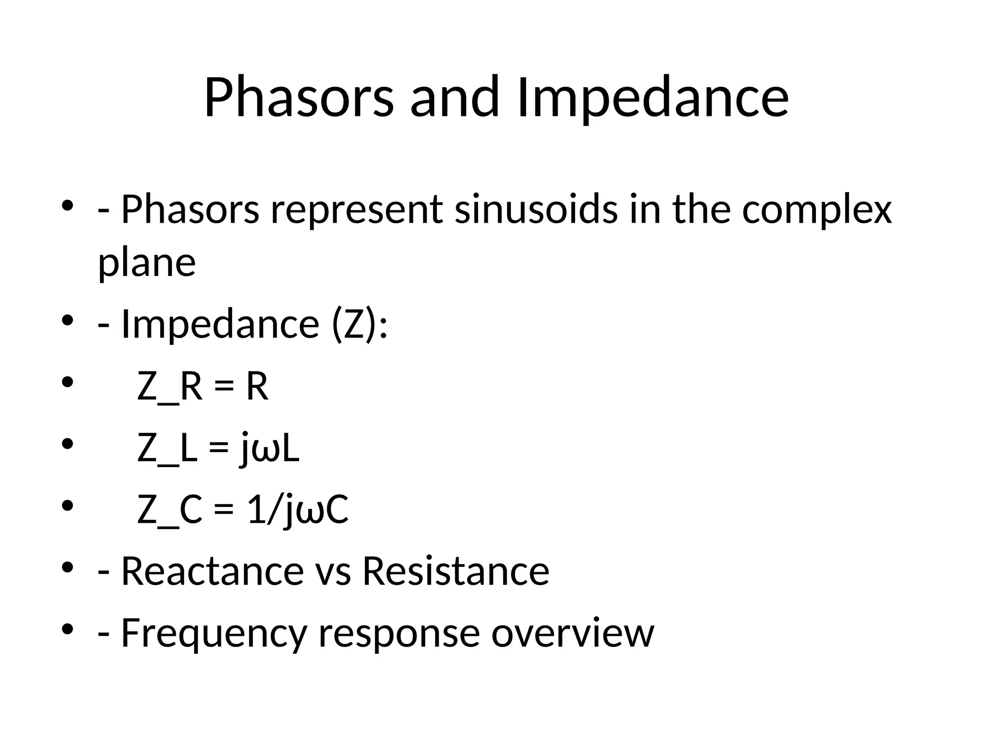 Circuits 2 (Alternating Circuits) Laboratory Lecture | PPTX