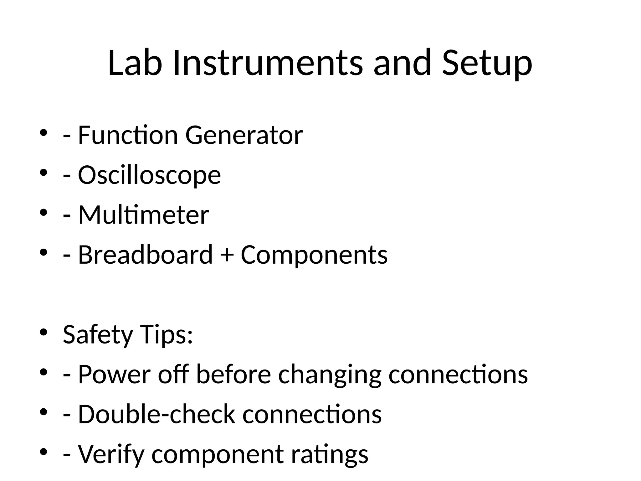 Circuits 2 (Alternating Circuits) Laboratory Lecture | PPTX