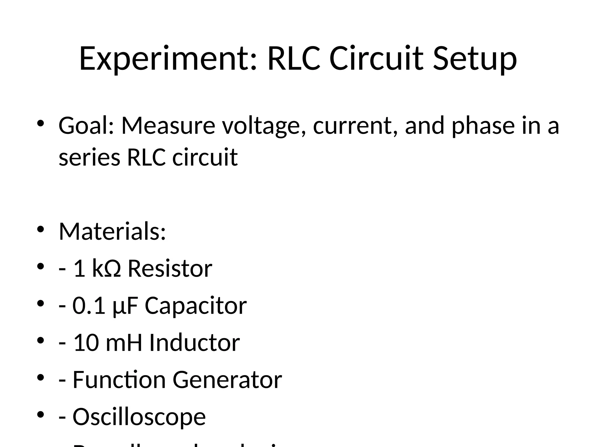 Circuits 2 (Alternating Circuits) Laboratory Lecture | PPTX