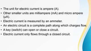 Circuits AND ELECTRIC CURRENTS.pptx