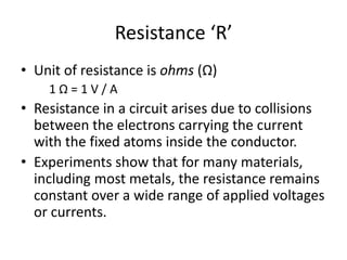 Electrical Circuit - Lecture#2 | PPTX