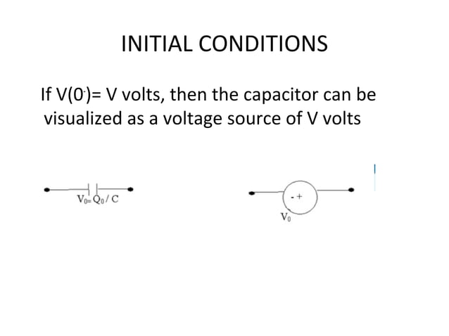 Initial Conditions of Resistor, Inductor & Capacitor | PPT | Physics | Science