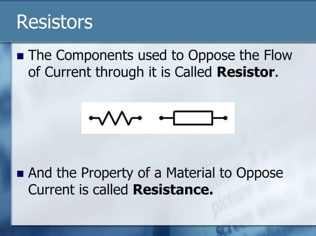 Voltage And Current Source Foe Circuits And Networks Pptx Physics Science