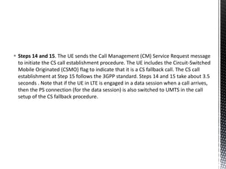Circuit switched fallback | PPT
