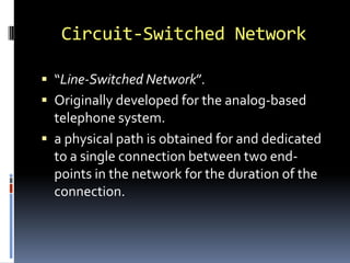 Circuit Switching | PPTX