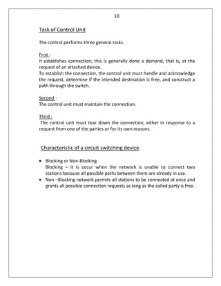 Circuit switching packet switching | DOCX