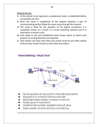 Circuit switching packet switching | DOCX