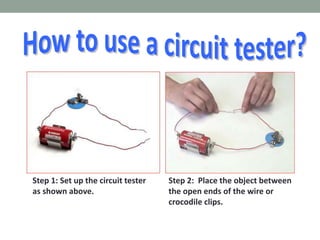 Circuit tester | PPT | Physics | Science
