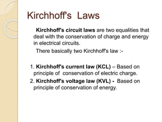 Circuit theorem | PPTX | Computer Networking | Computing
