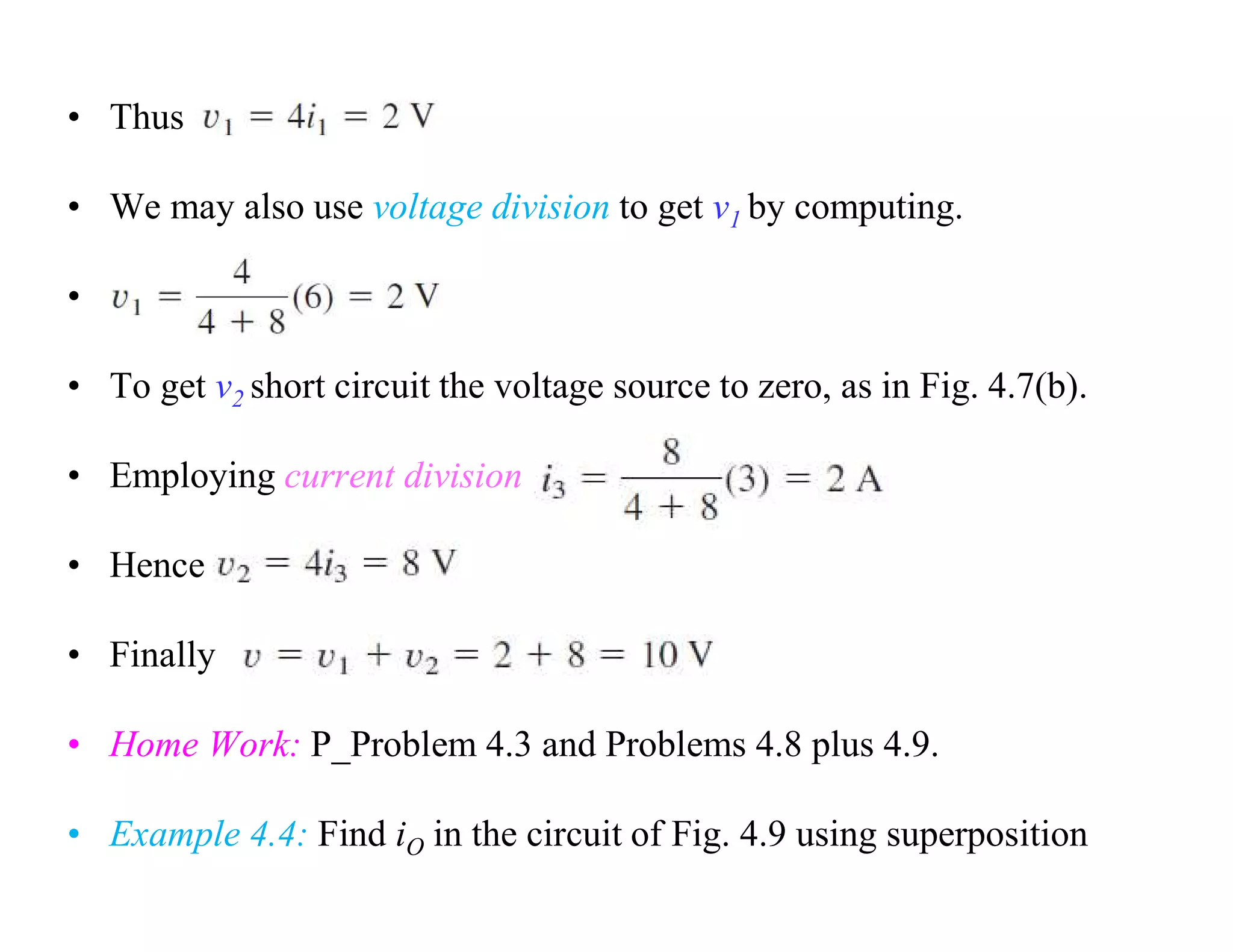 Circuit Theorems Linear Circuit Analysis Pdf Computer Networking