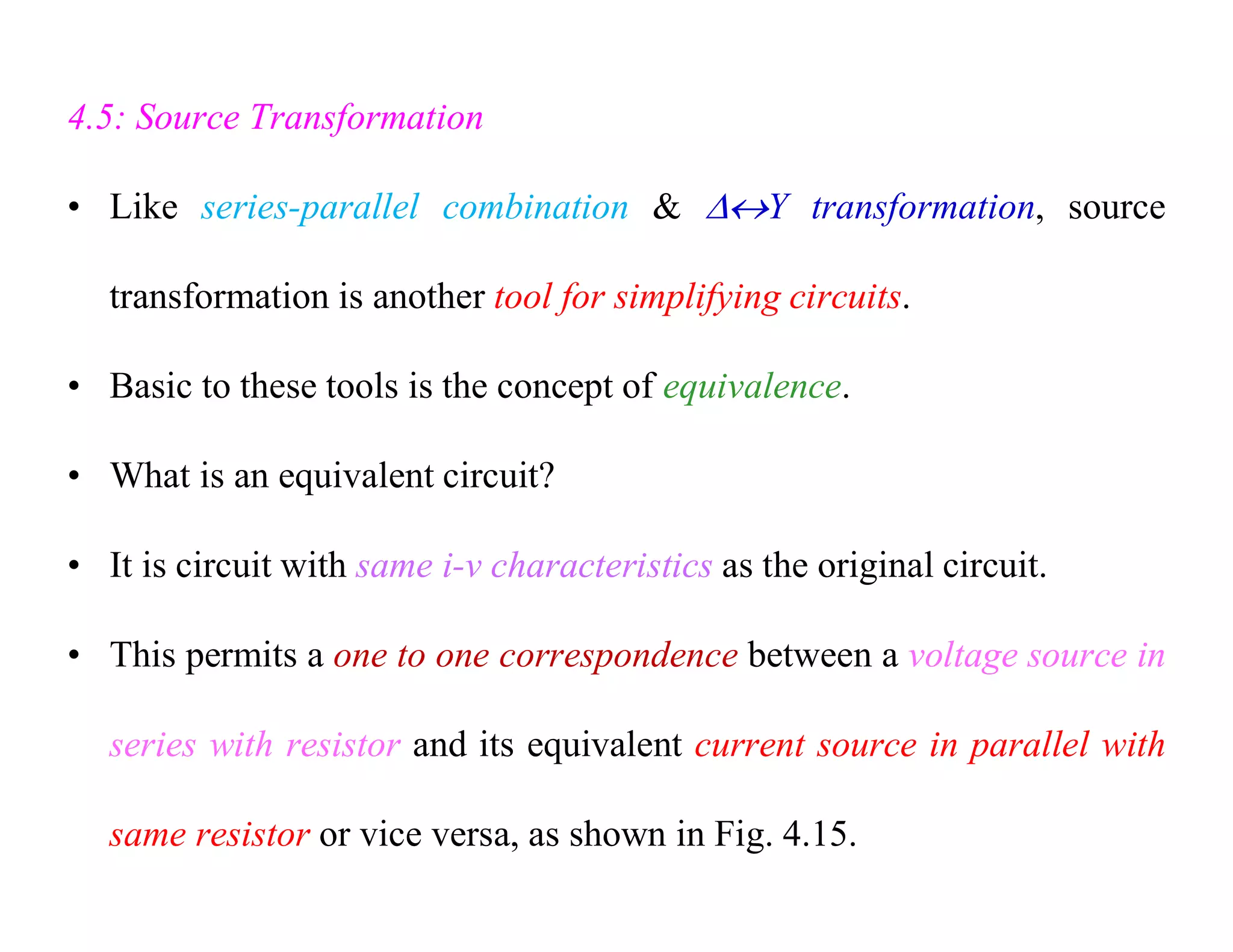 Circuit theorems linear circuit analysis | PDF
