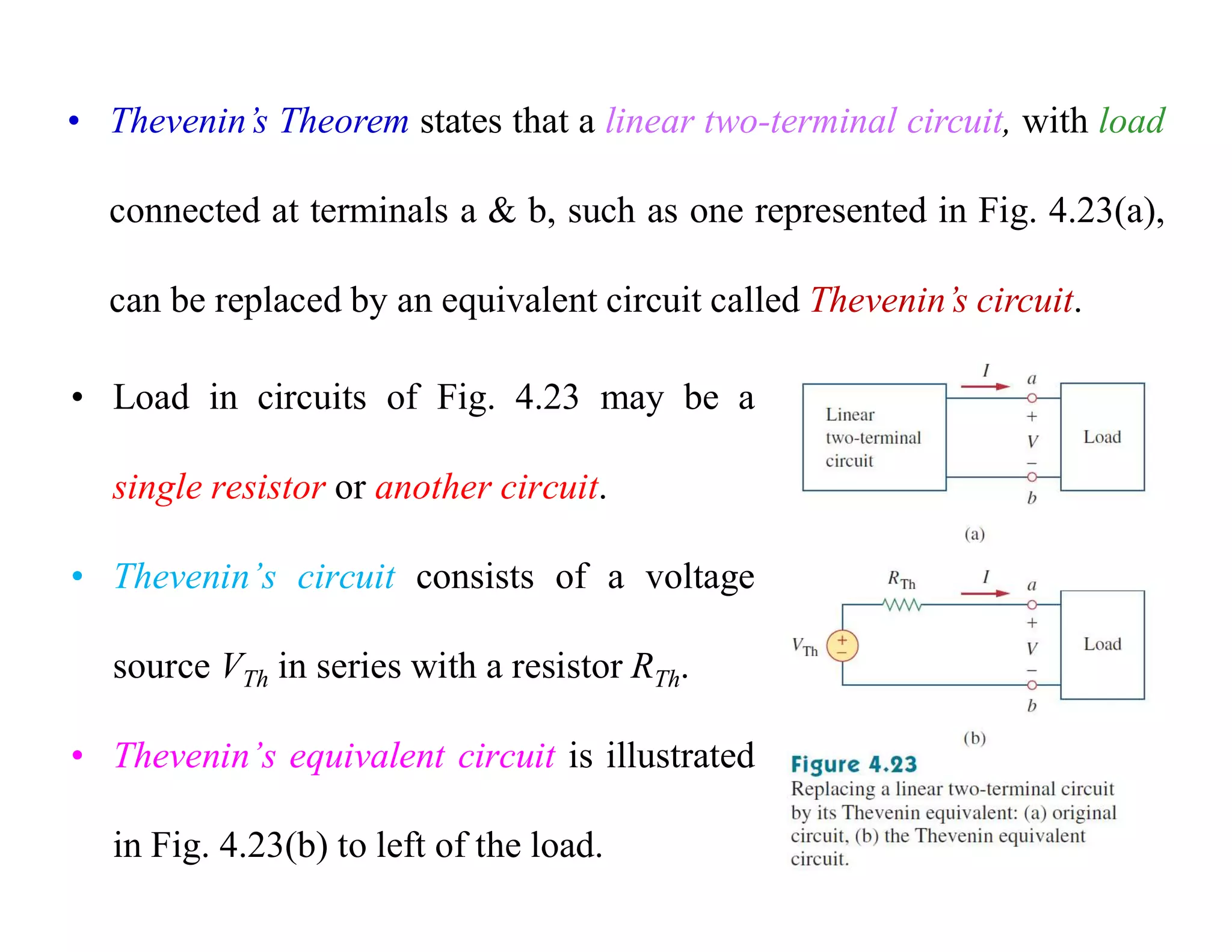 Circuit theorems linear circuit analysis | PDF