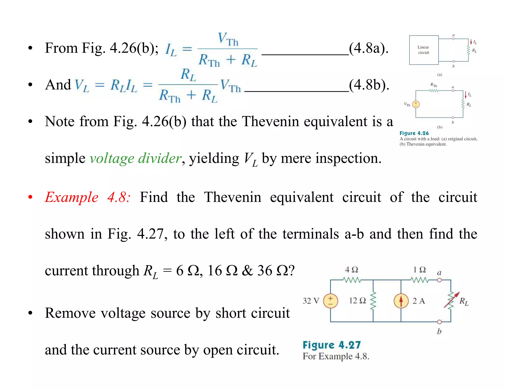 Circuit Theorems Linear Circuit Analysis Pdf Computer Networking