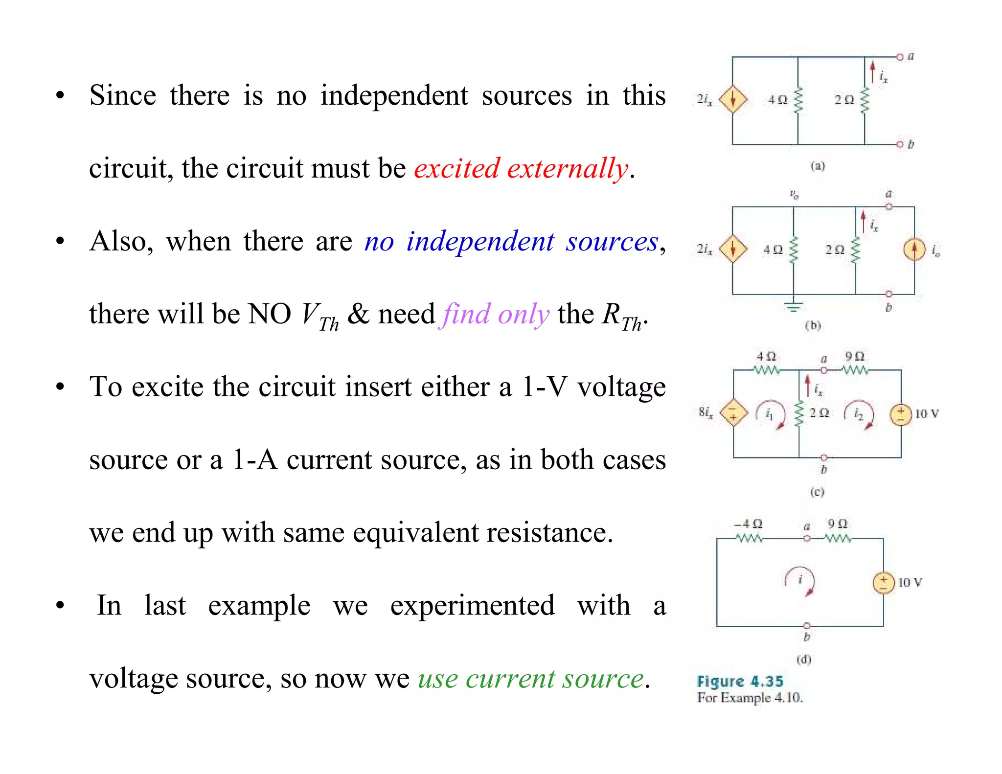 Circuit Theorems Linear Circuit Analysis Pdf Computer Networking Computing