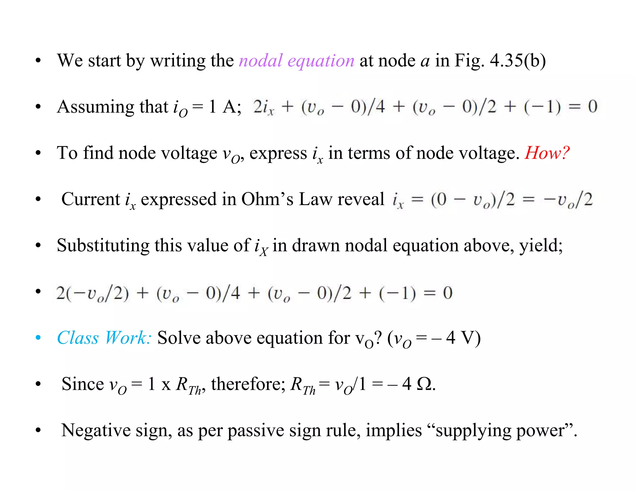 Circuit Theorems Linear Circuit Analysis Pdf Computer Networking