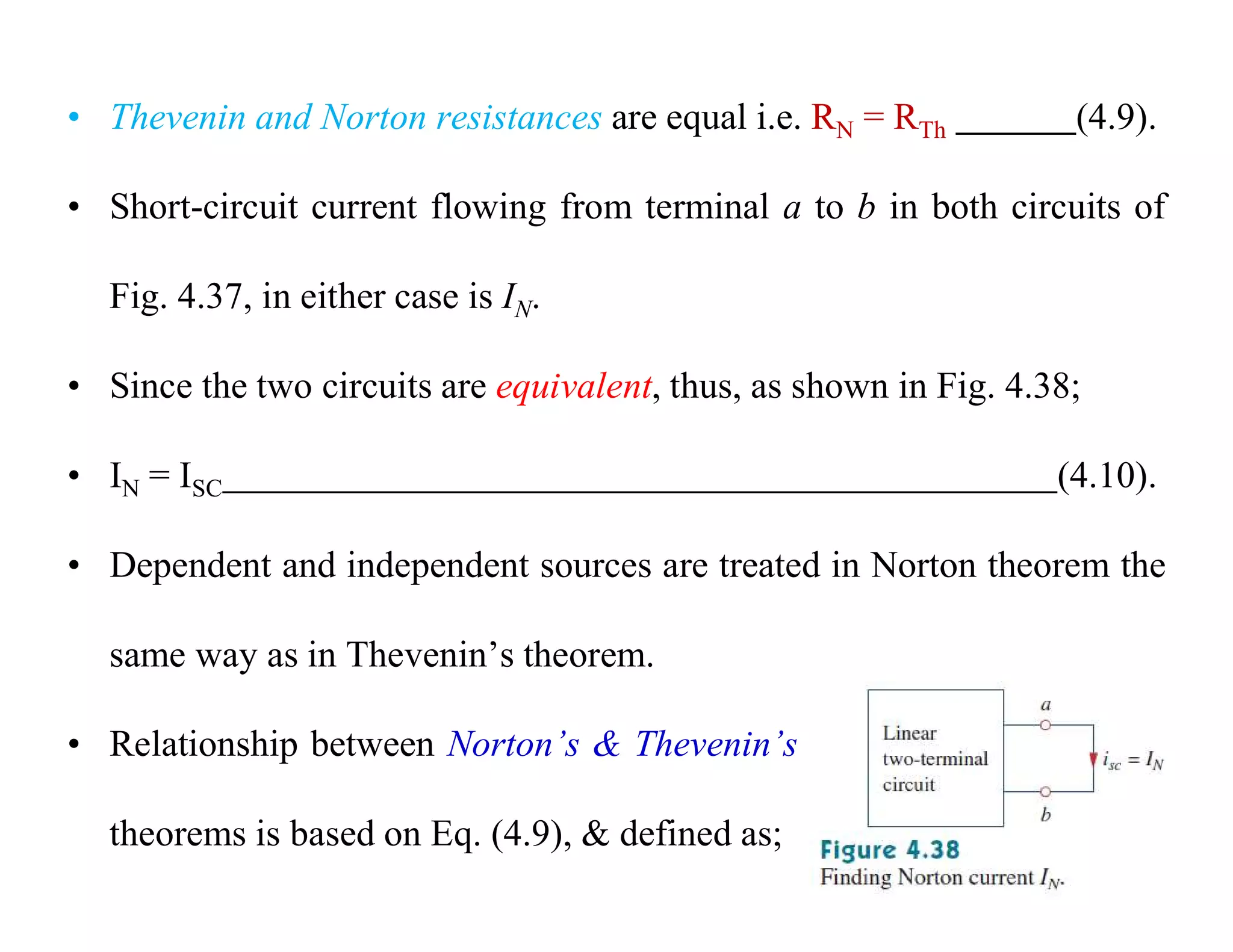 Circuit Theorems Linear Circuit Analysis Pdf Computer Networking Computing