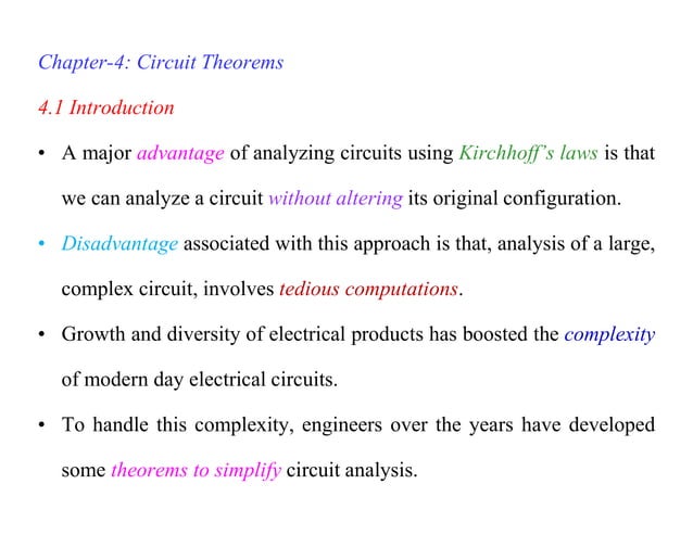 Circuit theorems linear circuit analysis | PDF | Computer Networking | Computing