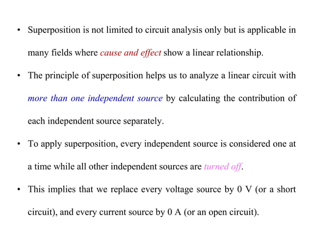 Circuit Theorems Linear Circuit Analysis Pdf Computer Networking Computing