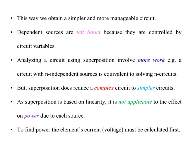 Circuit Theorems Linear Circuit Analysis Pdf Computer Networking Computing