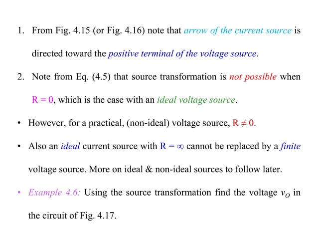 Circuit Theorems Linear Circuit Analysis Pdf Computer Networking Computing