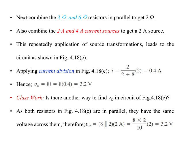 Circuit Theorems Linear Circuit Analysis Pdf Computer Networking Computing