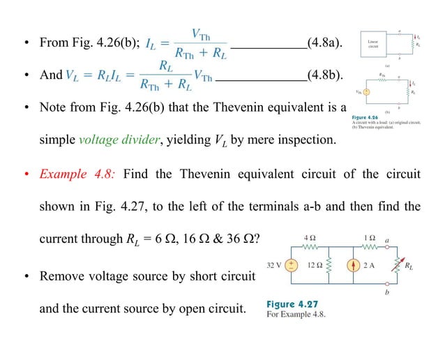 Circuit Theorems Linear Circuit Analysis Pdf Computer Networking