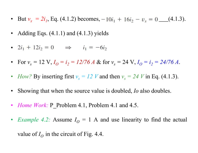 Circuit Theorems Linear Circuit Analysis Pdf Computer Networking