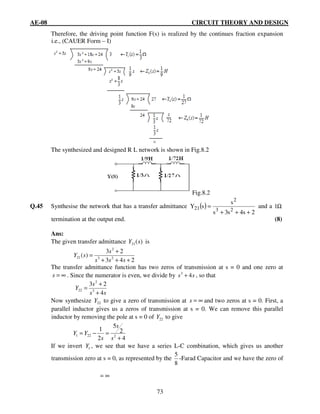 Circuit theory | PDF
