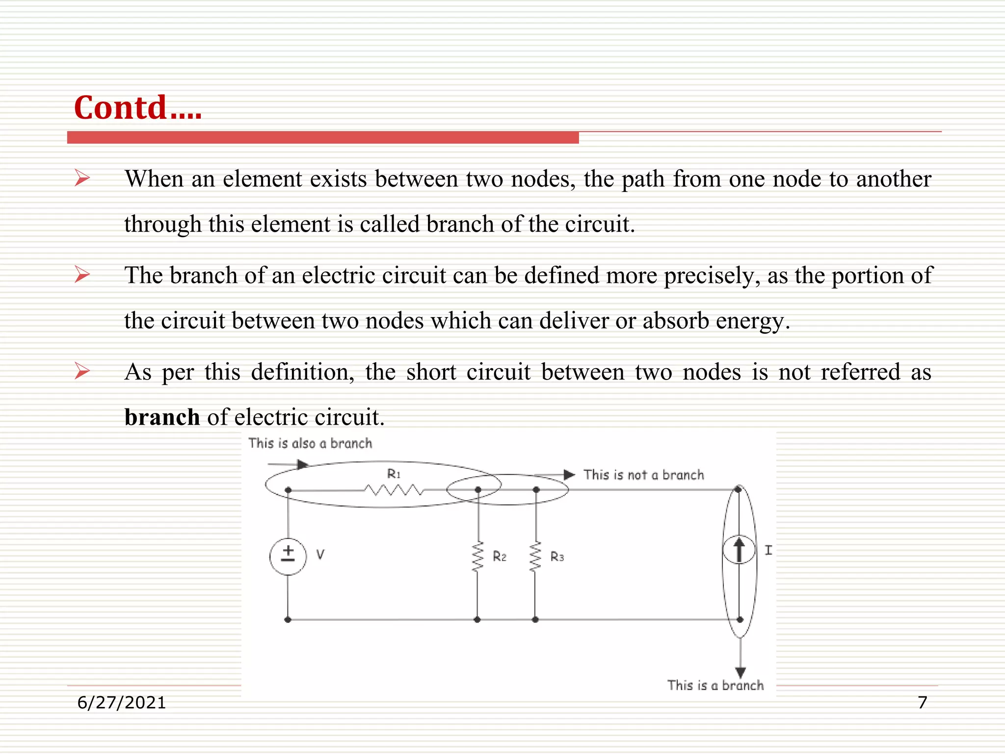 Circuit Theory: Nodes, Branches and Loops of a Circuit | PDF
