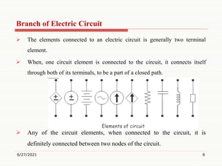 Circuit Theory: Nodes, Branches and Loops of a Circuit | PDF