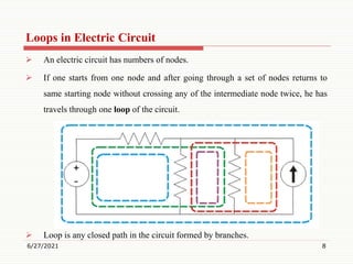 Circuit Theory: Nodes, Branches and Loops of a Circuit | PDF