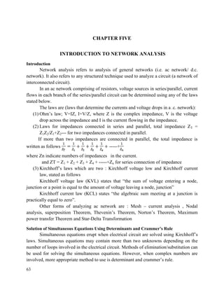 INTRODUCTION TO CIRCUIT THEORY (A PRACTICAL APPROACH) | PDF