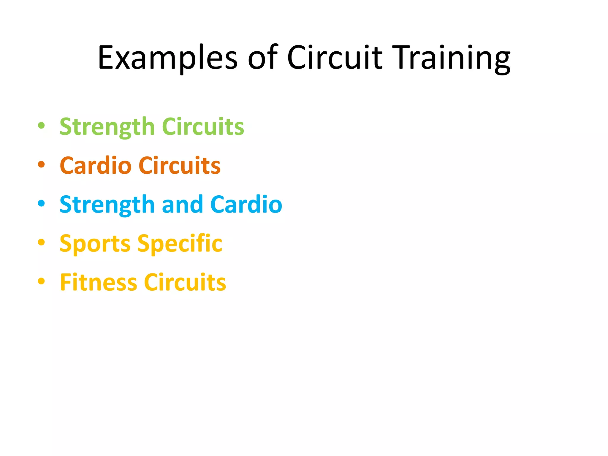 Circuit training ppt [autosaved] | PPTX